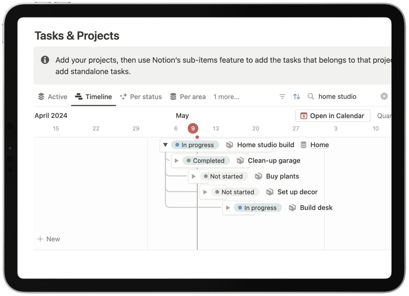 Template Second Brain Notion